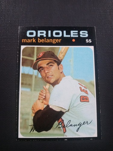 1971 Topps Mark Belanger Baltimore Orioles #99⚾⚾💥 VG+ | eBay