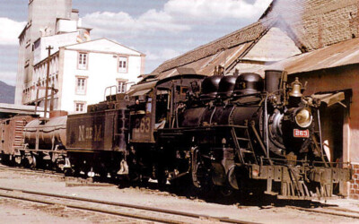 Mexico NdeM Railway Narrow Gauge 2-6-0 Steam Locomotive Train Postcard ...