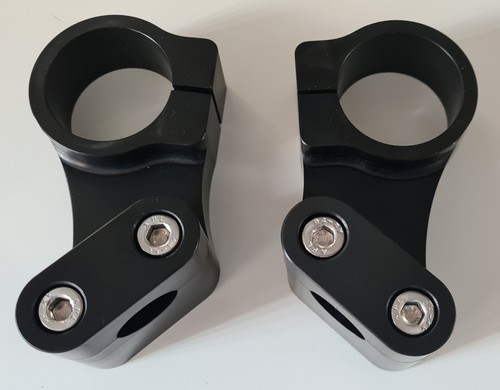 Honda CBR1100XX Blackbird Top yoke handle bar conversion brackets | eBay