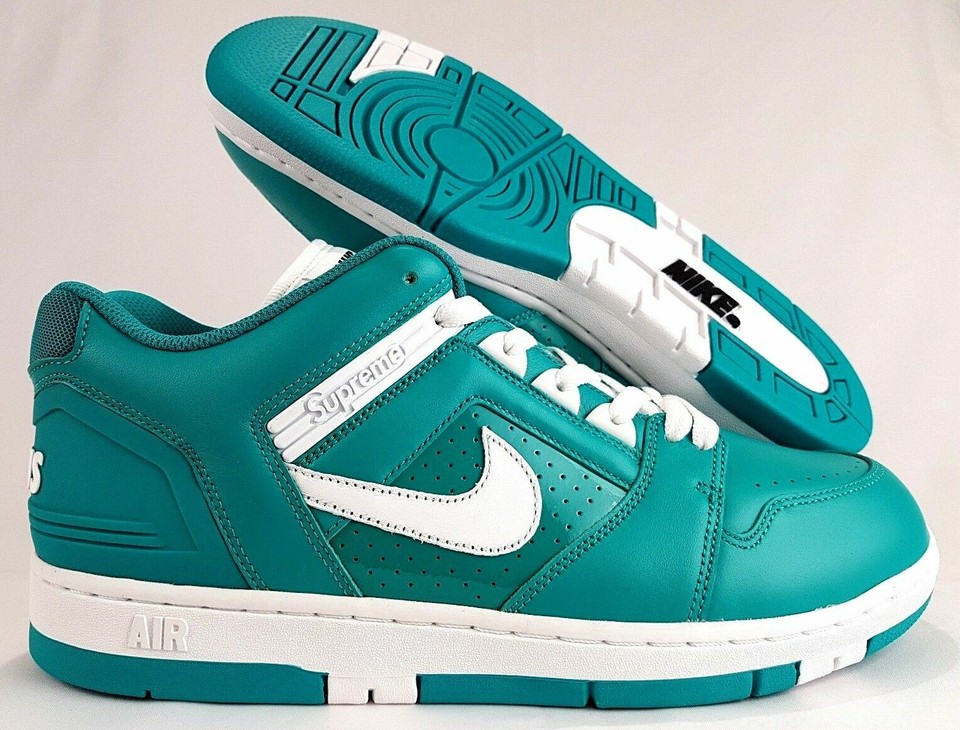 Nike SB Supreme Air Force 2 AF2 Teal Size 11 World Famous FW17 | eBay