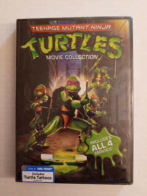 Teenage Mutant Ninja Turtles Movie Collection NEW DVD All 4 Movies ...
