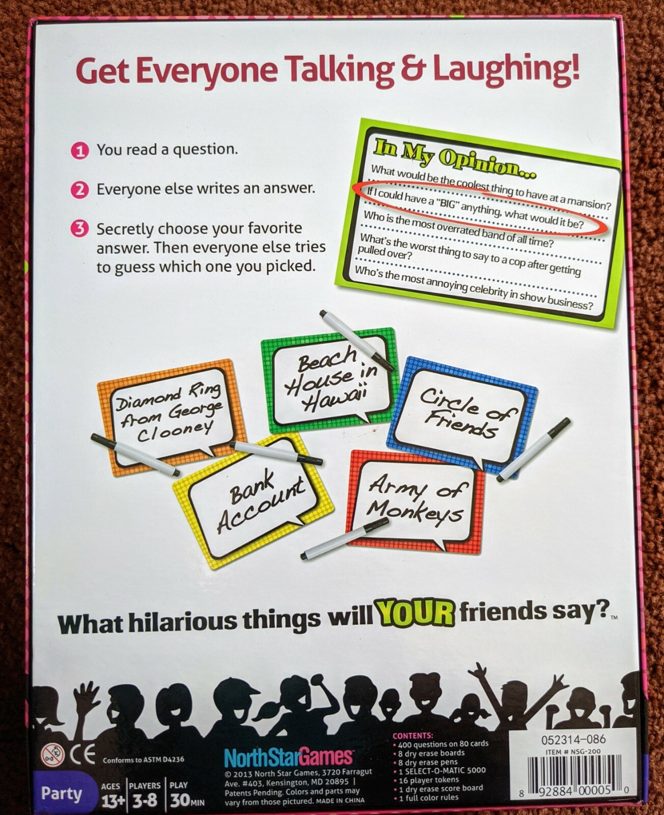 Say Anything Party Get Together Board Game NEW Ages 13+ Unsealed | eBay