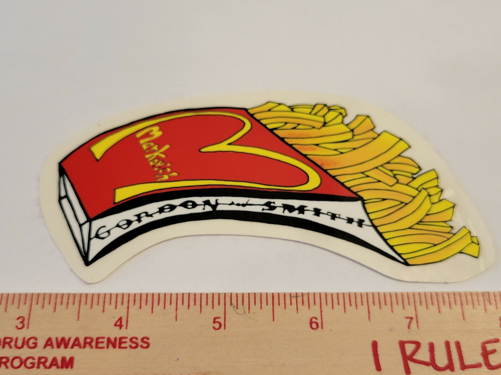 VTG 80's G&S GORDON & SMITH KRIS MARKOVICH MCDONALDS NOS SKATEBOARD ...