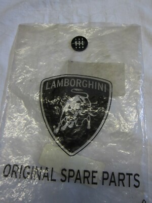 Lamborghini Countach gear shift knob decal badge emblem NOS | eBay