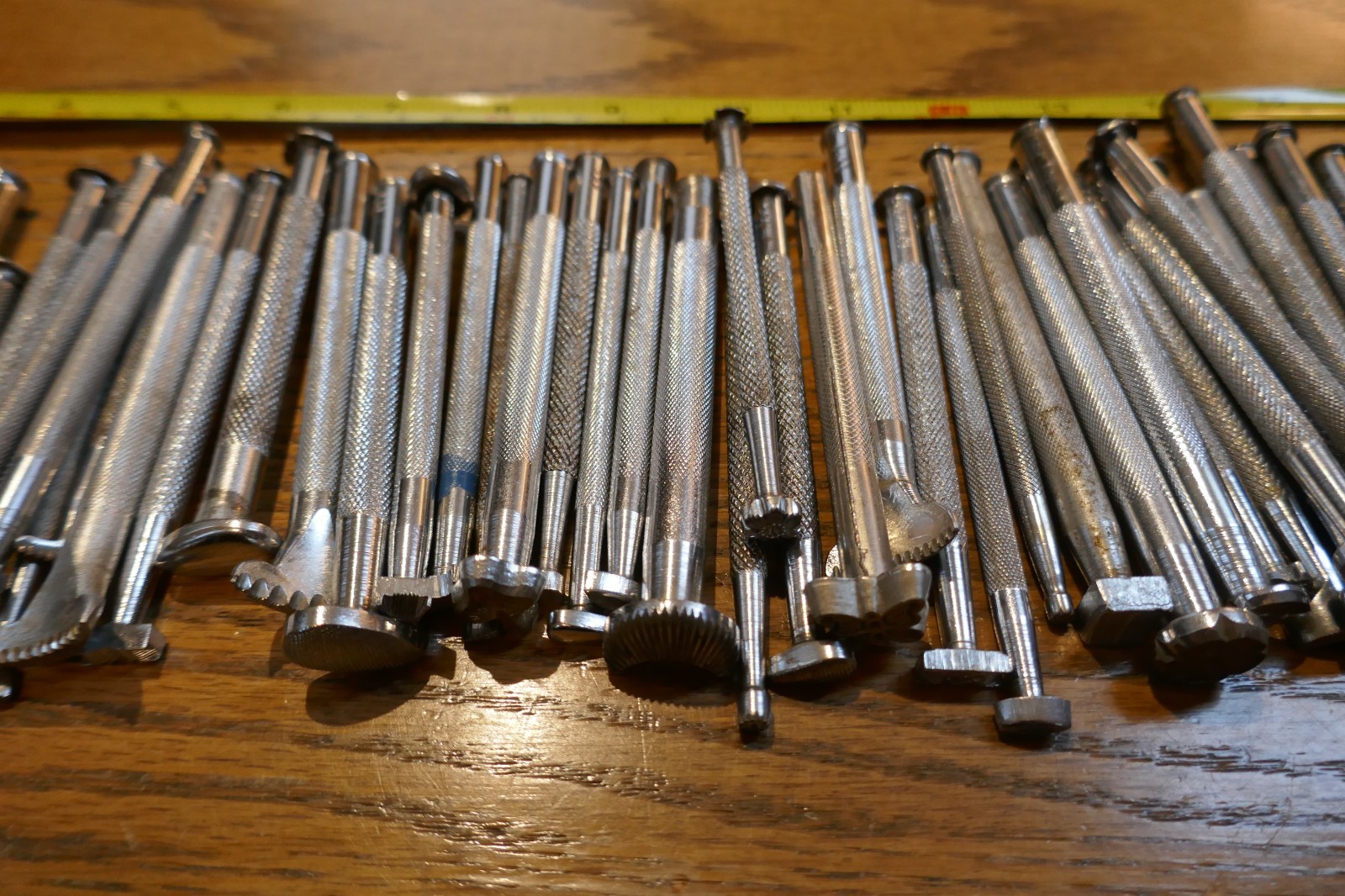 Large lot of 61 Vintage Craftool Leather Stamps with Mushroomed Posts ...