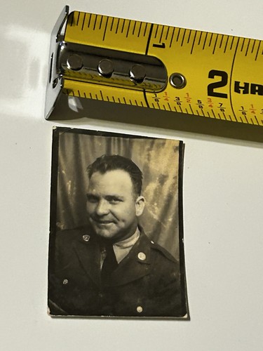 Young Navy Sailor WWII Photo Booth Silly Handsome Guy Man Military Word ...