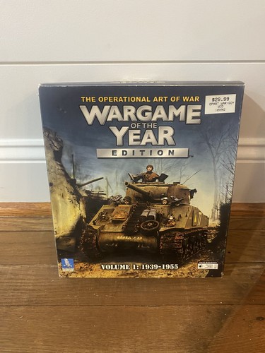 Operational Art of War Vol 1 1939-1955 Wargame of Year Edition PC Big ...