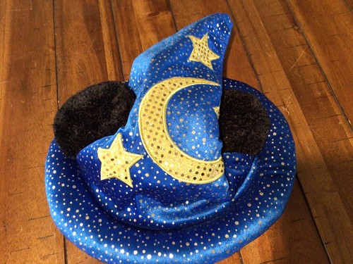 Sorcerer Mickey Mouse Official Walt Disney Parks Plush Wizard Hat with ...