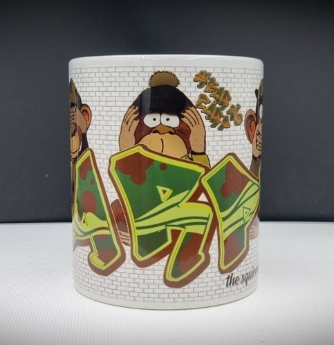 Carp Fishing Graffiti Mug Three Unwise Monkeys From The Squirrels Nuts ...
