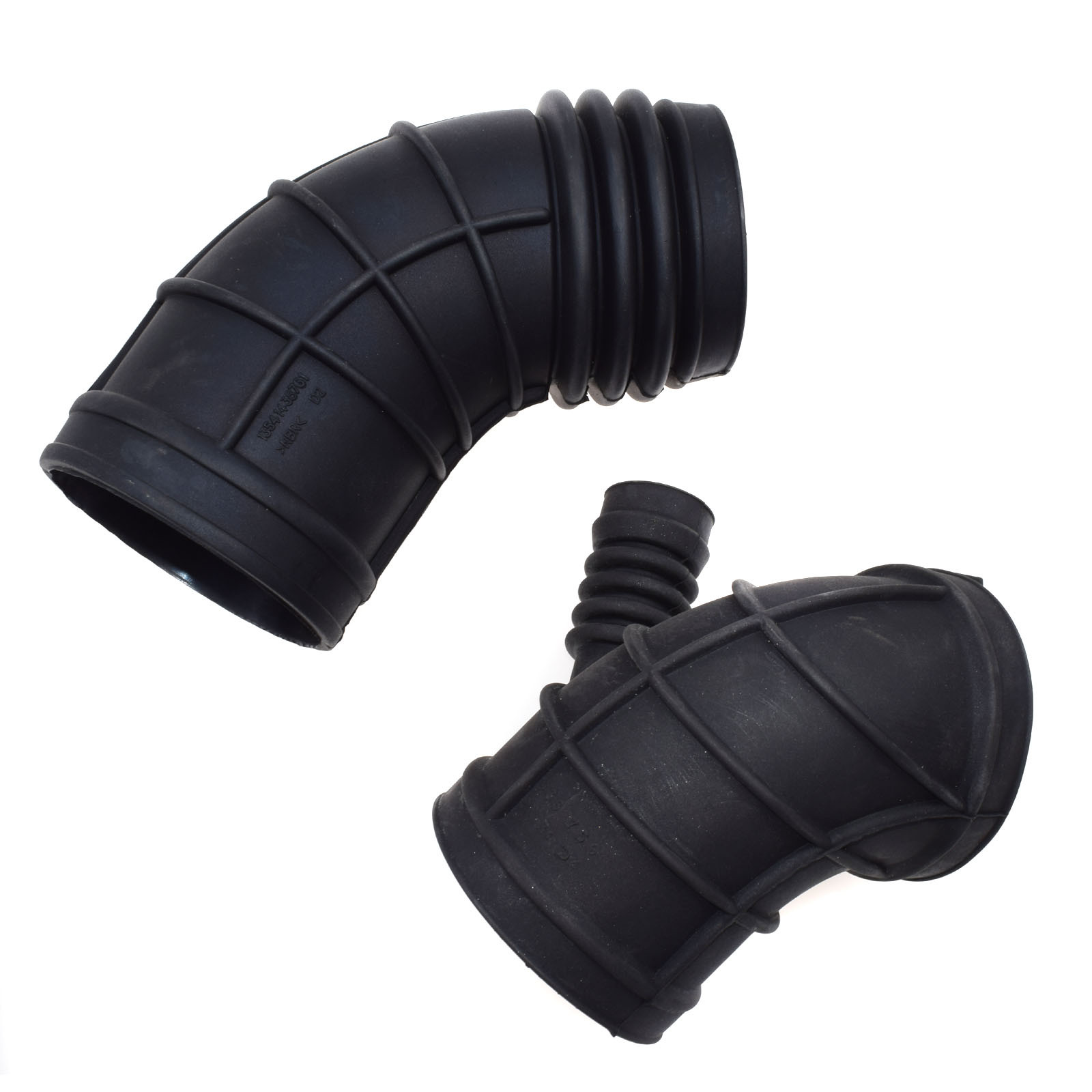 2Pcs Throttle Body Air Intake Boot Hose Kit for BMW E46 M54 325Ci 325i ...