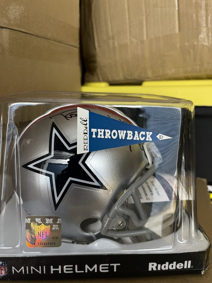 DALLAS COWBOYS Randy White #54 Signed TB COWBOYS MINI HELMET HOF 94 JSA ...
