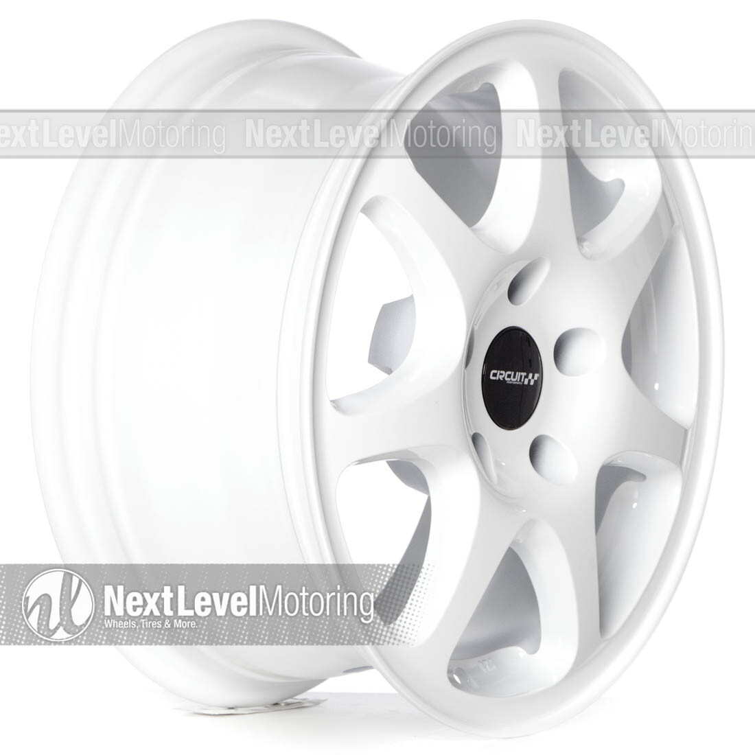4 CIRCUIT CP42 15x7 5x114.3 +35 WHITE WHEELS USDM TYPE R ITR CTR DC2 ...