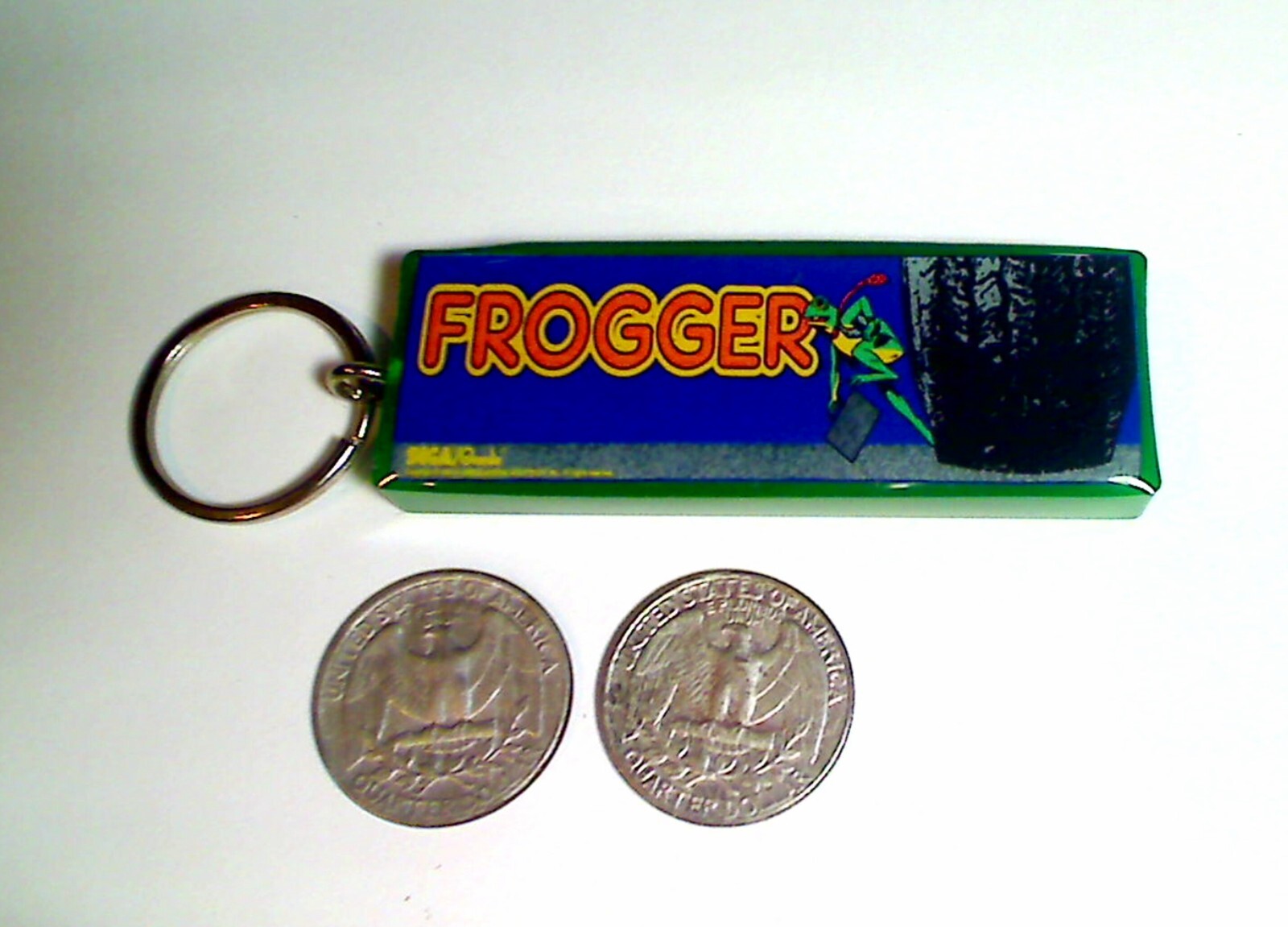 Frogger Arcade Marquee Coin Door accessory Keychain | eBay