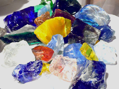 Andara Glass Crystals Colorful Vibration Monatomic Reiki Healing Stones ...