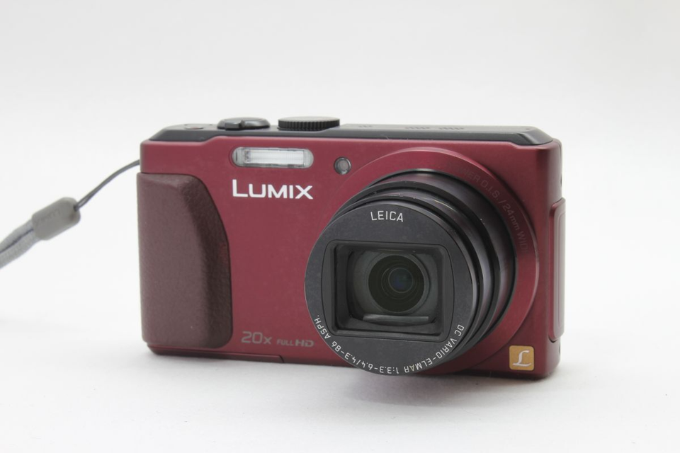 Panasonic LUMIX DMC-TZ40 Red Compact Digital Camera Leica Lens 18.1MP ...