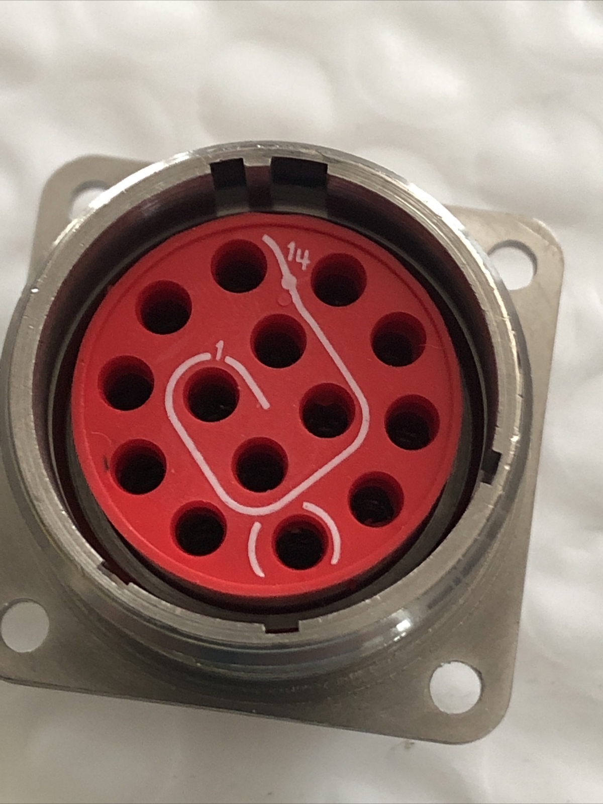 Cinch Circular Mil Spec Connector 26500 14C 14#16 S Recp Ss Lc ...