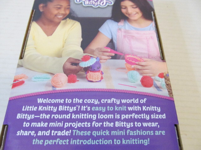 Little Knitty Bittys Loom Knit + Character Kit, Woodsy Series Bunny ...