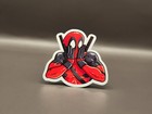Deadpool Inspired Stickers Superhero Marvel Decals Comics Chibi Anime ...