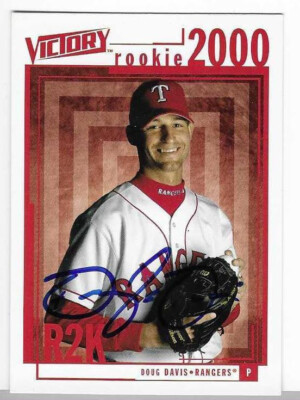 DOUG DAVIS 2000 VICTORY AUTOGRAPHED SIGNED # 365 TEXAS RANGERS | eBay