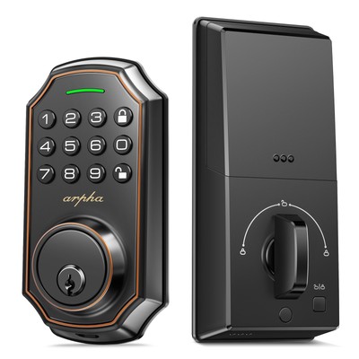 Smart Security Door Lock 2K Video Camera+Doorbell+Fingerprint Keyless ...