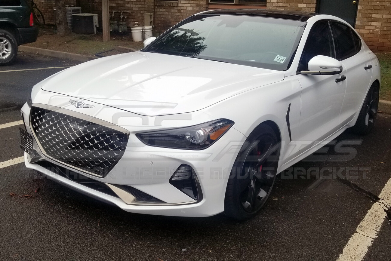 EOS Plate For 18-21 Genesis G70 | Front Bumper Tow Hook License Mount ...