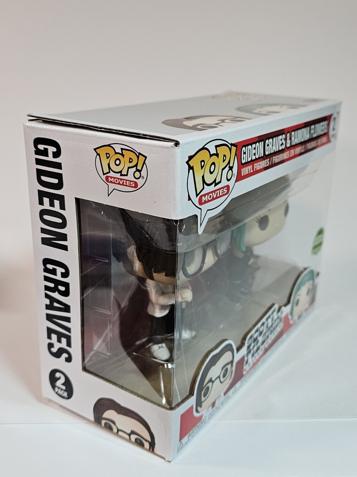 HTF Funko POP Movies Scott Pilgrim GIDEON GRAVES and RAMONA 2 Pack ...
