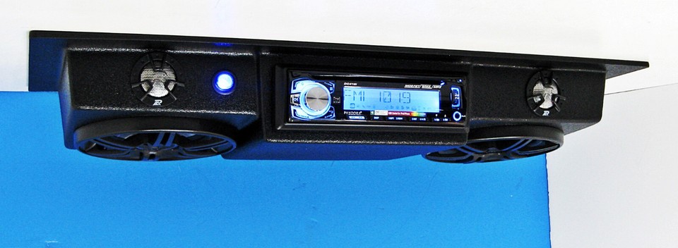 Golf Cart Radio CD PLAYER Overhead Console Stereo SOUNDBAR | eBay