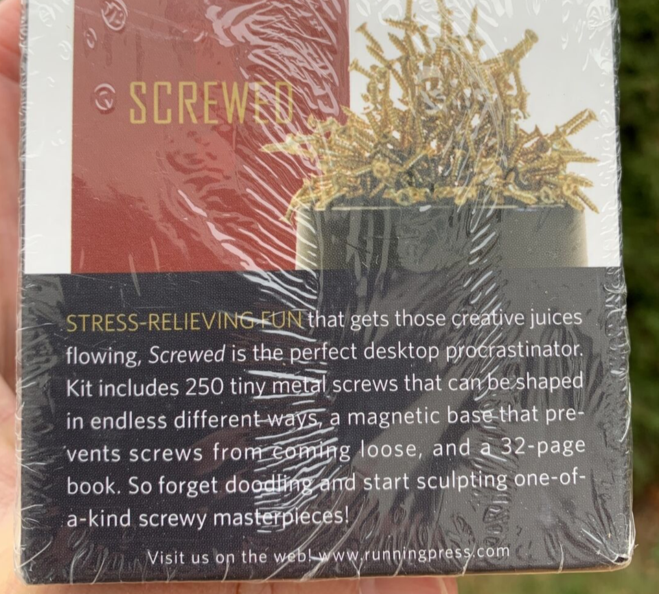 SCREWED A Magnetic Sculpture Kit Running Press Mini Kit Stress ...