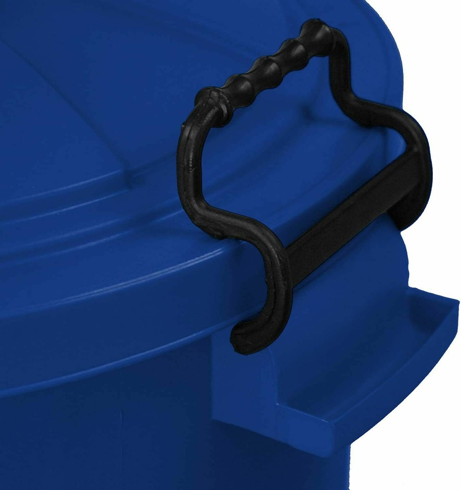 [Set of 2] 50L Dustbin With Clip Lock Lid Heavy Duty Rubbish Refuse Bin ...