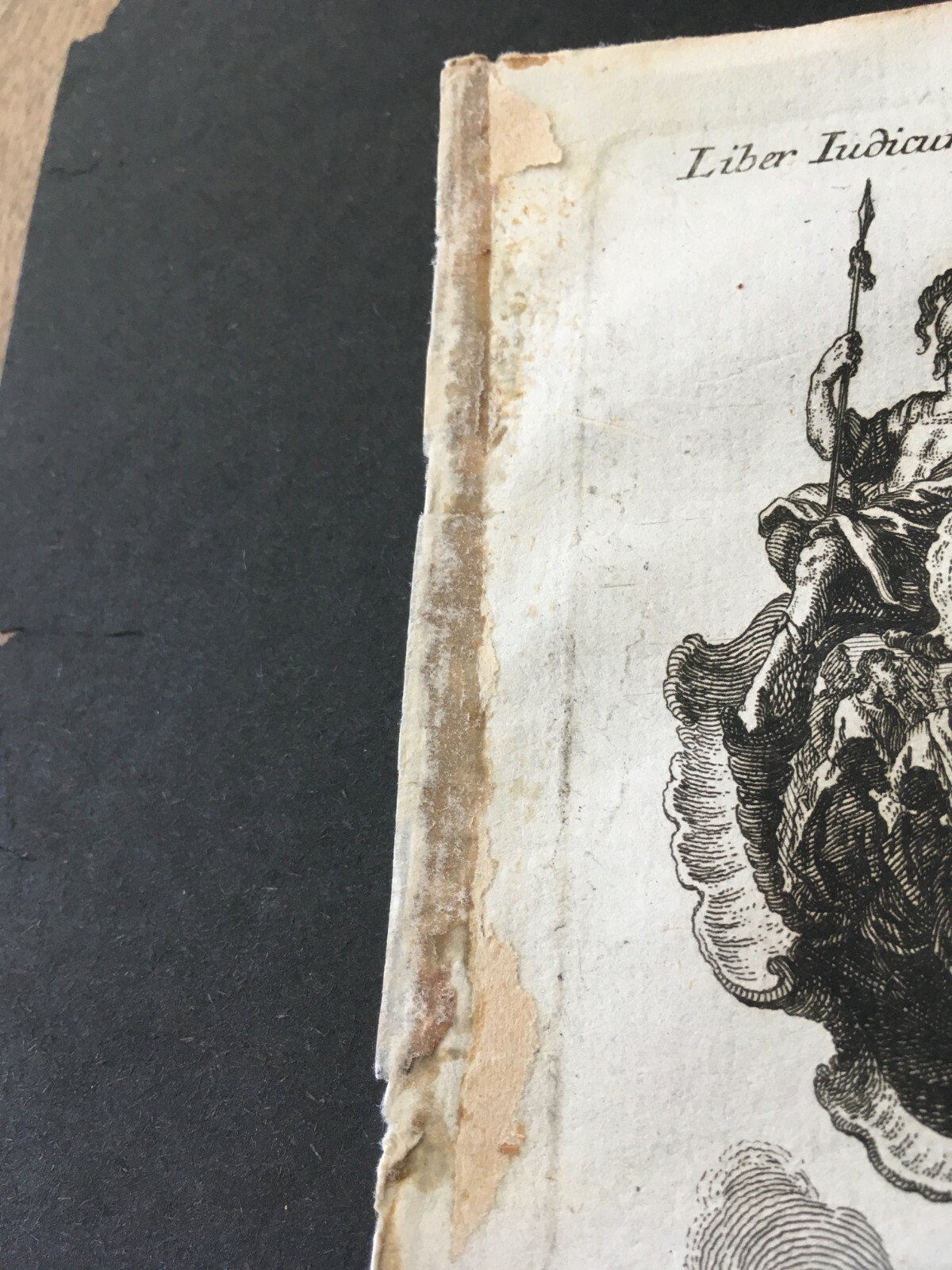 1748 Original Old Master Bible Christianity Engraving Print Rococo Fine ...