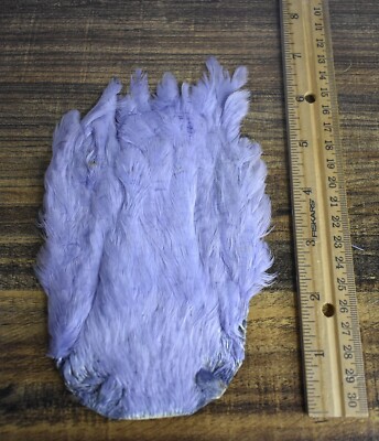 Lot 173, Dyed Gray Grey India Hen Neck Cape Feathers for Fly Tying | eBay