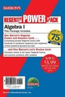 Algebra I Power Pack (Regents Power Packs) - Paperback - GOOD ...