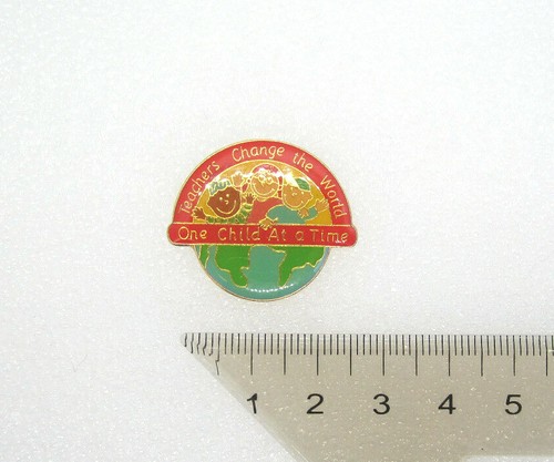 Teachers Change the World, One Child At a Time Lapel Pin (A41) | eBay