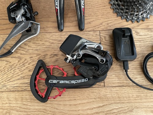 SRAM Red eTap CeramicSpeed OSPW 11-Speed Wireless Electronic Rim Brake ...