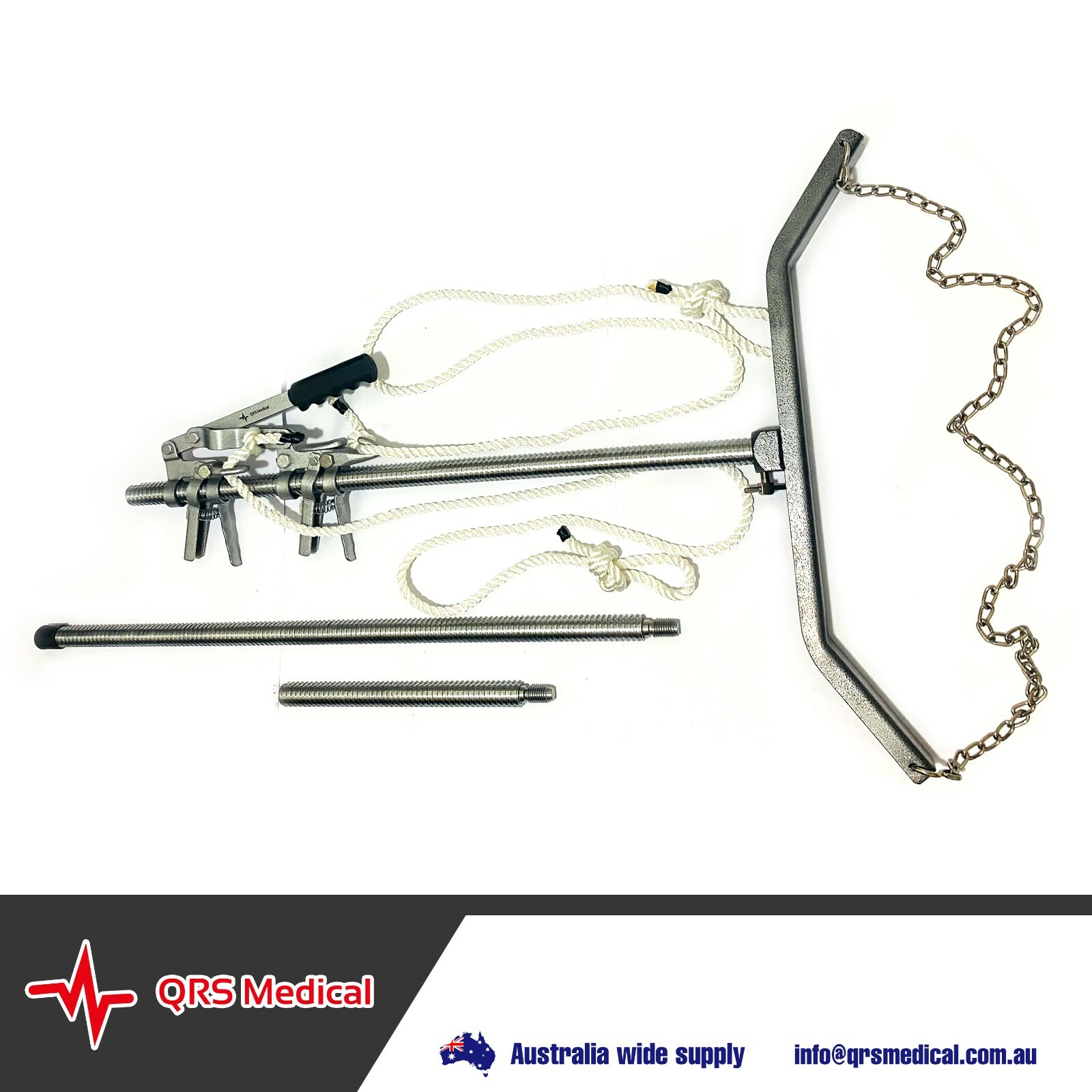 Complete Calf Puller Ratchet 193 cm with carry on bag and two claving ...