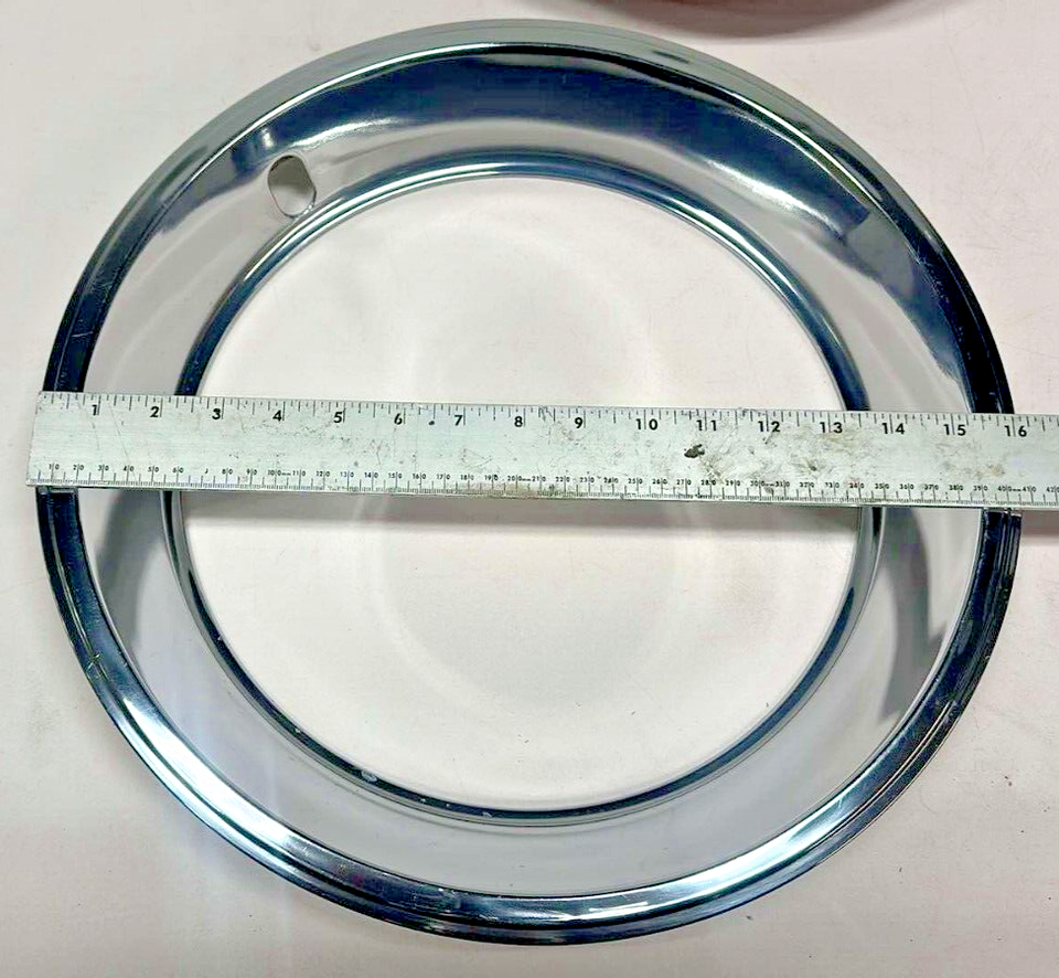15 inch Chrome Reproduction Wheel Trim Rings | eBay