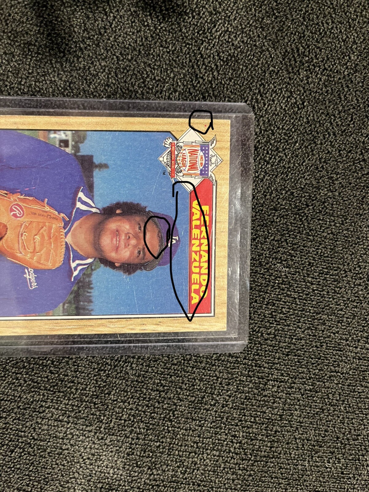 1987 Topps All Star Fernando Valenzuela #604 Multiple errors baseball ...