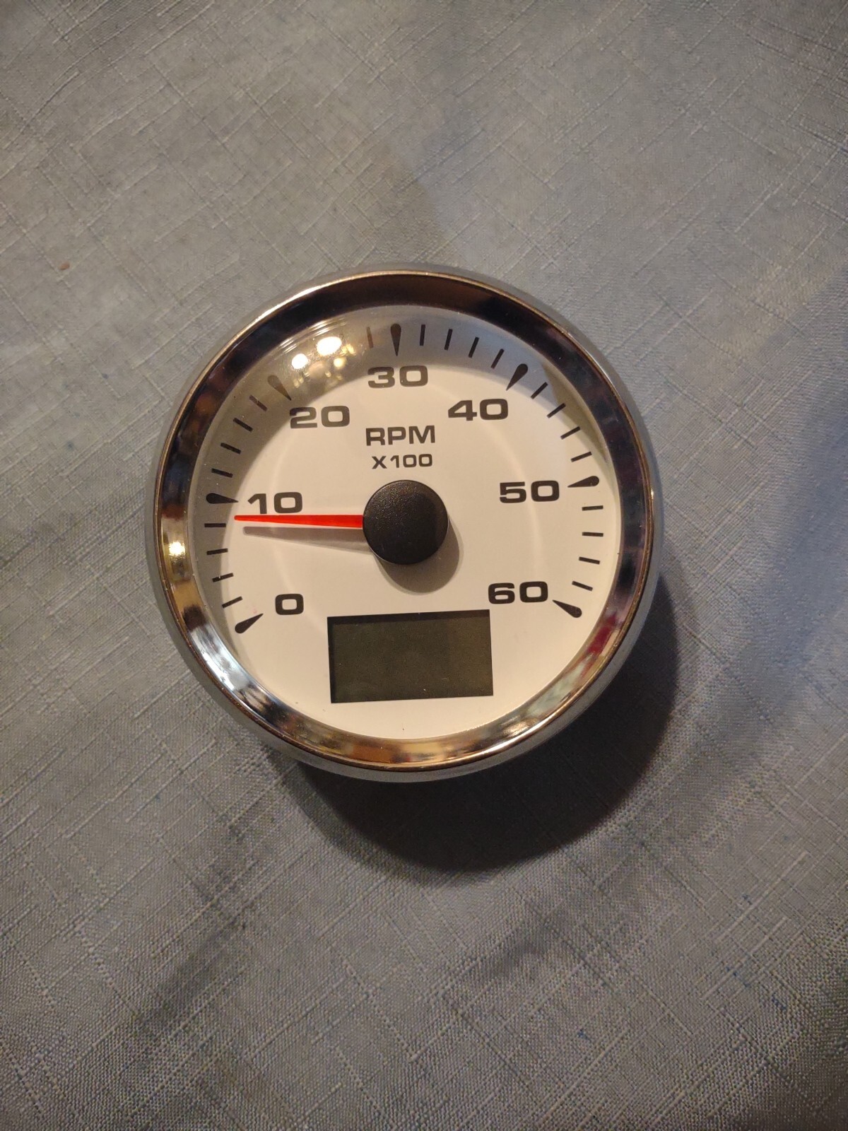 85mm 3-3/8" Pulse Tachometer with Hour Meter 6000RPM for Car Marine 7 ...