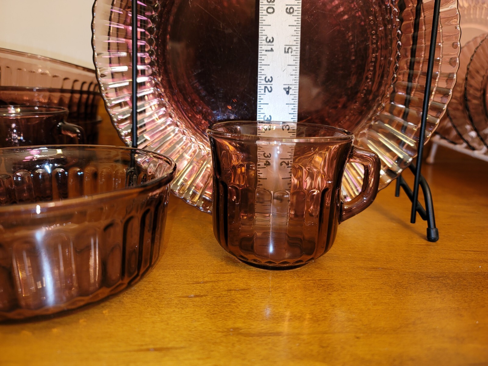 Fortecrisa Amethyst Dinnerware 28 piece set | eBay