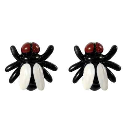 Fly Earrings Acrylic Stud Horror Gothic Flying Insect Creepy Bug ...