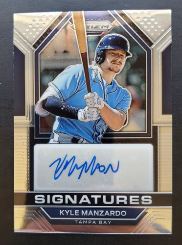 2023 Panini Prizm Kyle Manzardo Signatures Auto RC #SIG-KM Tampa Bay ...