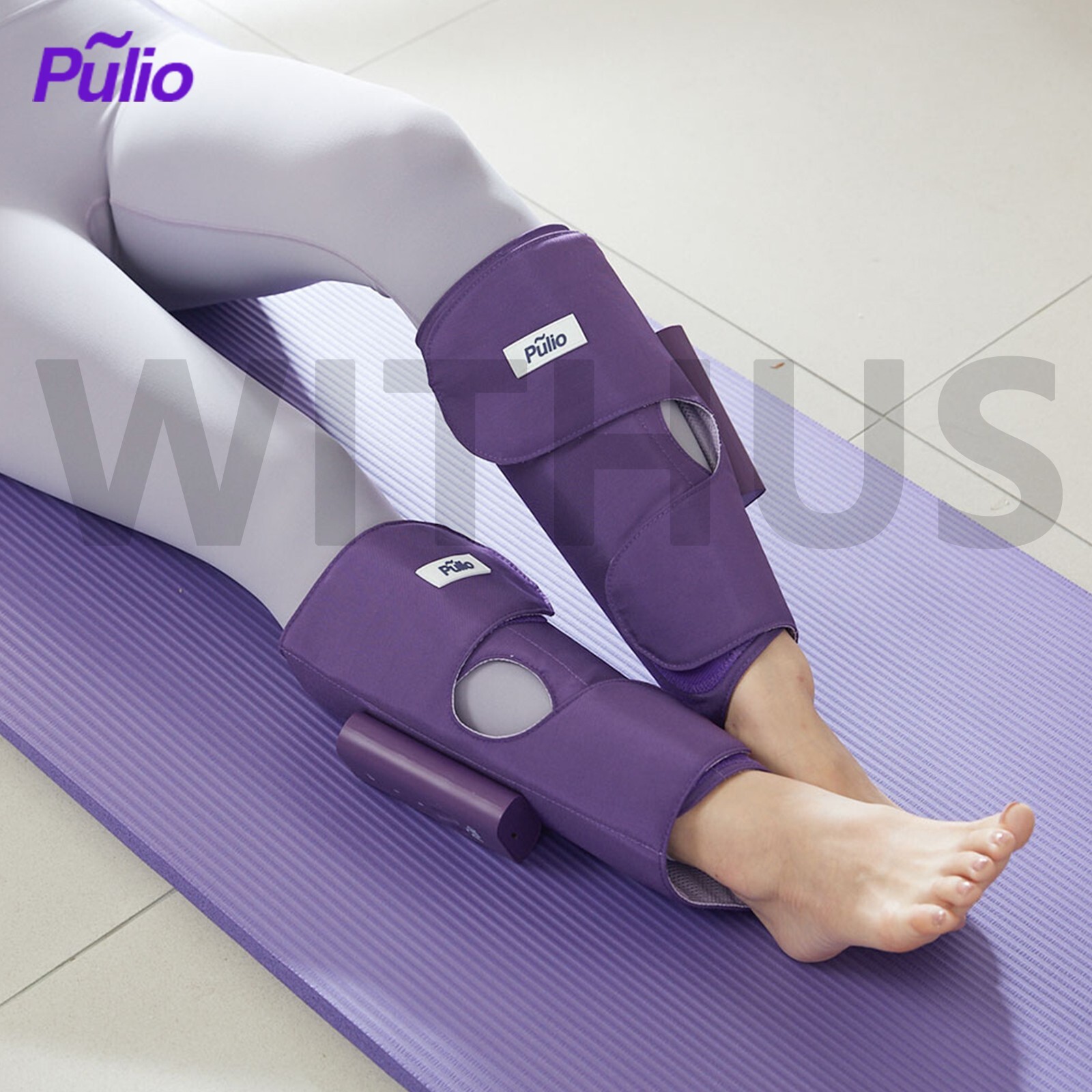 Pulio PLO-CB227 Wireless Heat Air Pressure Calf Massage Machine Air ...