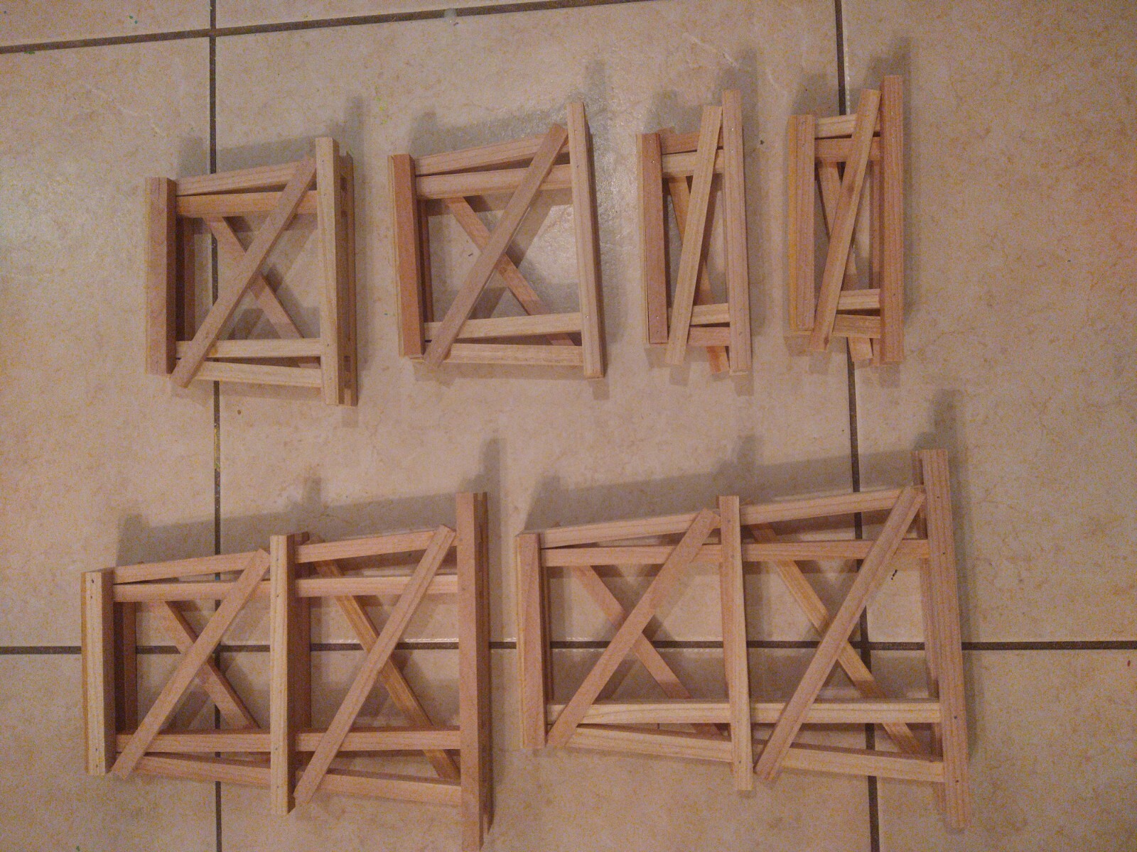 G Scale Model Train Garden Trestle Custom 24" KIT, Use With LGB USA MTH ...