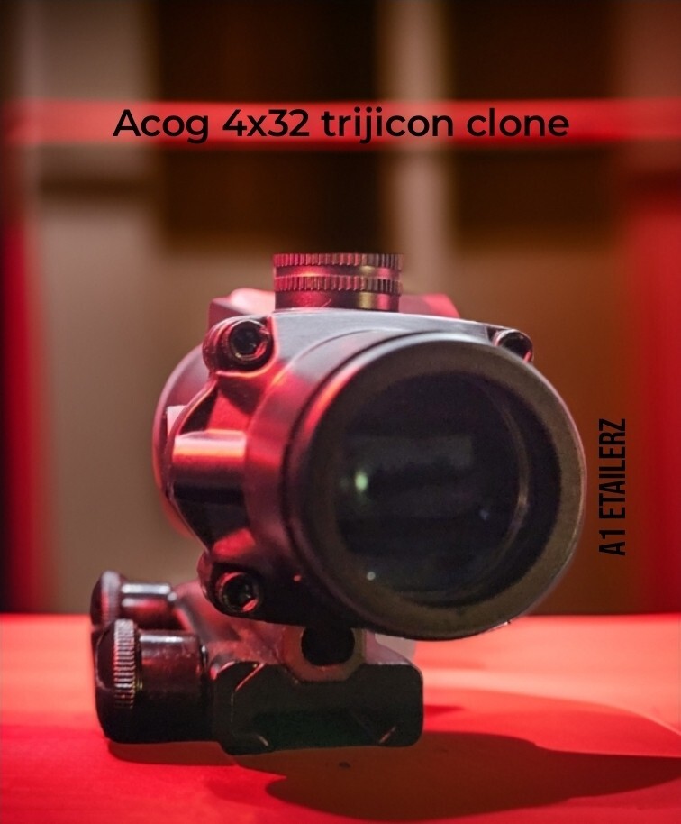 Trijicon Acog Clone 4x32 Scope Reticle Sight Cross Red/Green With ...