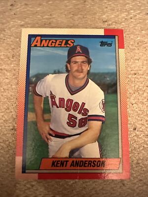 1990 Topps Baseball Card Kent Anderson California Angels #16 | eBay
