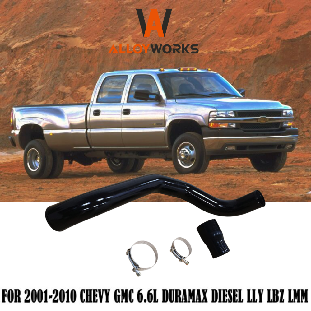 Hot side Intercooler Pipe Fit 01-2010 Chevy GMC Duramax LLY LBZ LMM ...
