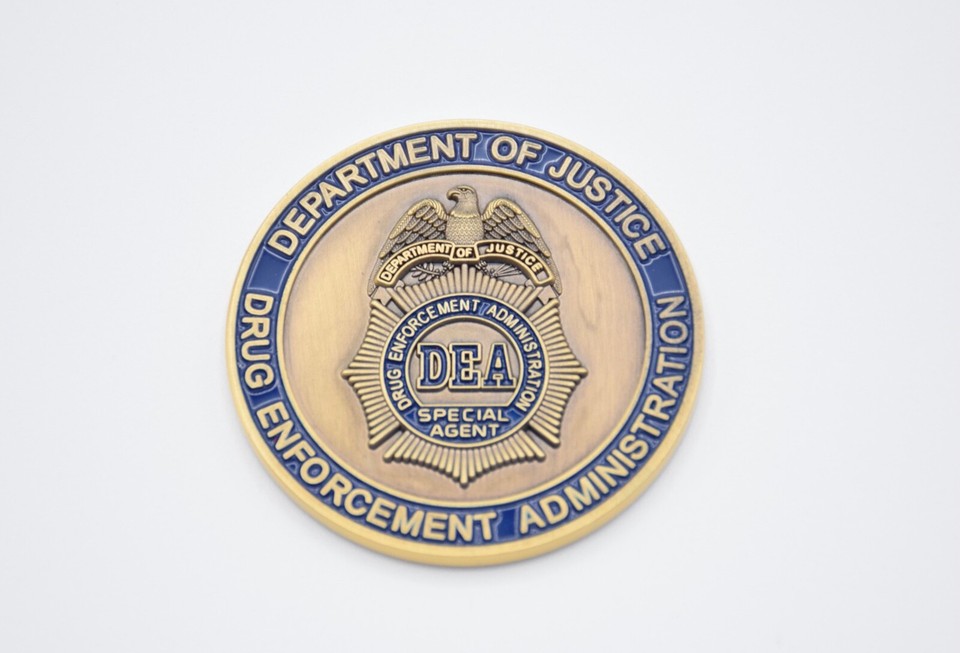 DEA DRUG ENFORCEMENT AGENCY CHALLENGE COIN SPECIAL EDITION CENTENNIAL ...