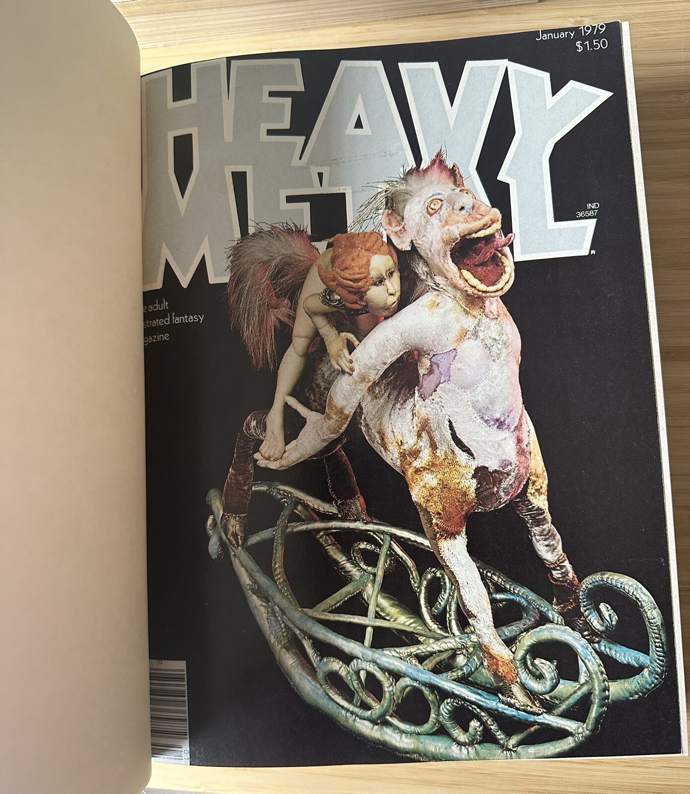 Heavy Metal Magazine Bound Lot 33 Issues April 1977-Dec 1979 3 ...