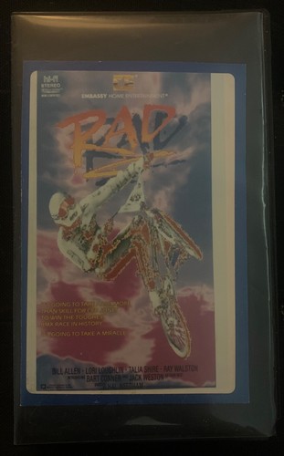 RAD (1986/1988, VHS) BMX Movie Bill Allen Lori Loughlin OOP 42995130836 ...