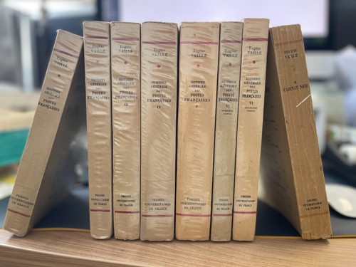EUGENE VAILLE - General History Of French Posts 7 Volumes + Black ...